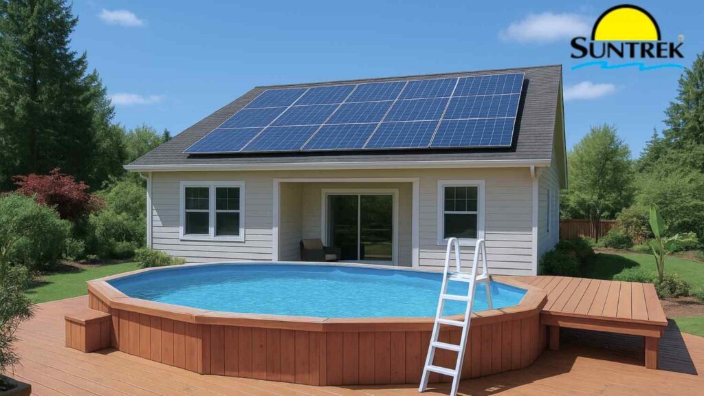 Above Ground Swimming Pool Solar Heater by Suntrek Solar